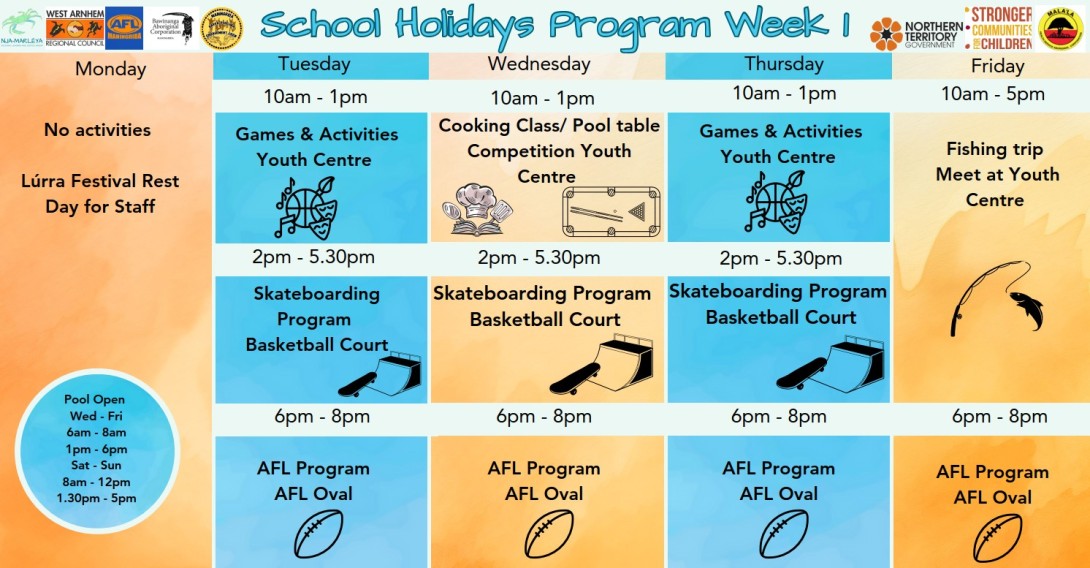 Maningrida School Holidays - September 2024 | West Arnhem Regional Council
